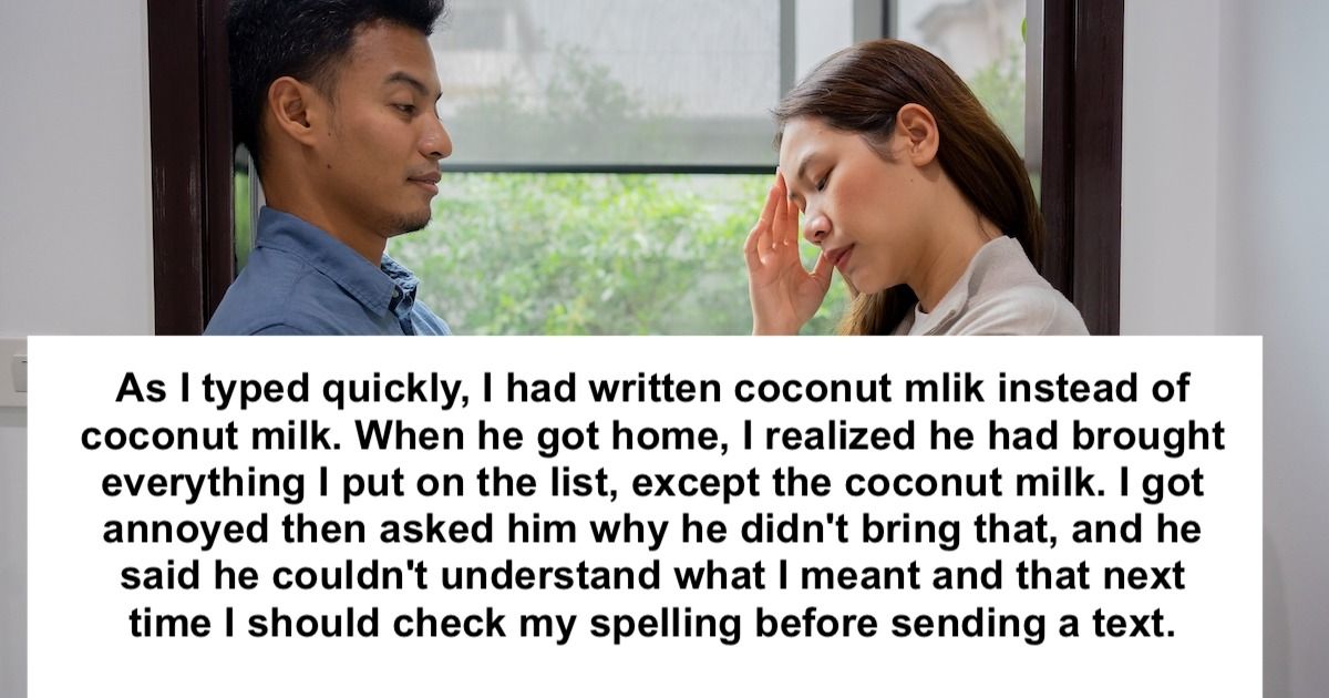 'AITA for 'ruining' dinner over a spelling mistake?' | Someecards Marriage