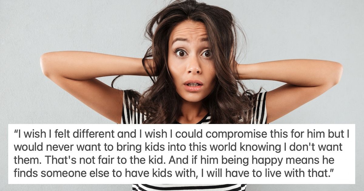 Woman considers leaving boyfriend because she doesn't want kids ...