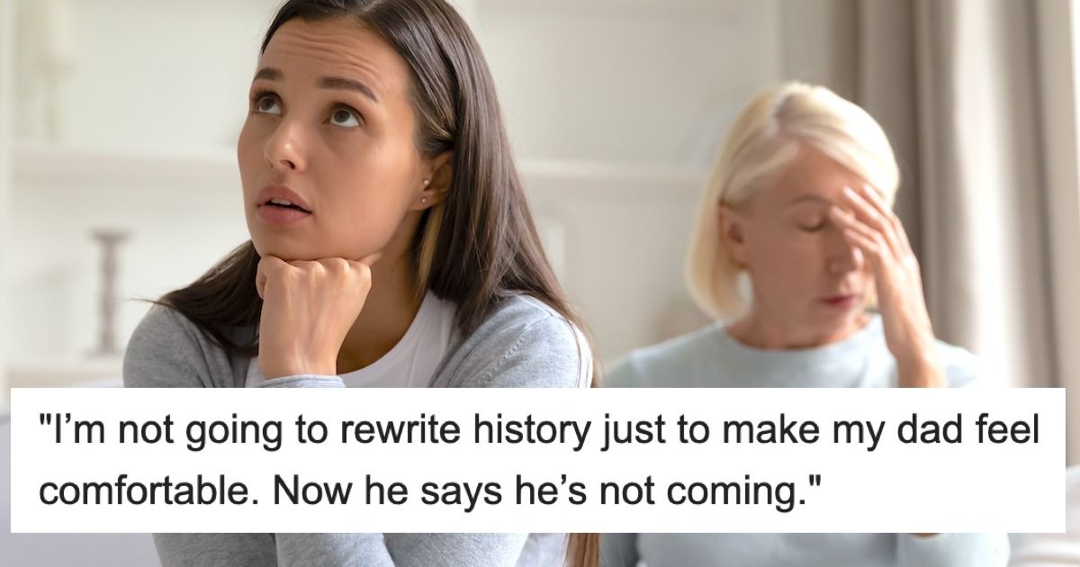 'AITA for not inviting my dad's new wife to my wedding to protect my mom's feelings ...