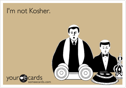 I'm not Kosher. | Passover Ecard