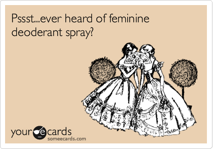 Pssst...ever heard of feminine deoderant spray? | News Ecard