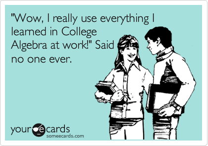 Algebra Ecard
