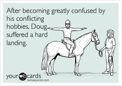 After becoming greatly confused by his conflicting hobbies, Doug ...