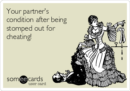 Your partner's condition after being stomped out for cheating! | Cry ...